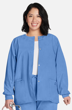 Women's Solid Color Scrub Jackets - High-Quality | AllHeart