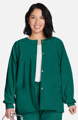 Women's Solid Color Scrub Jackets - High-Quality | AllHeart