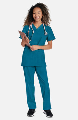 Unisex Wine Colored Scrubs | AllHeart