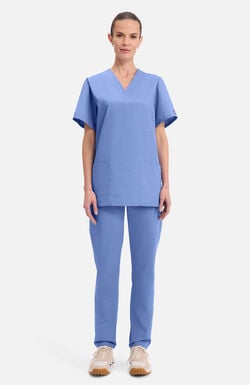 Unisex Caribbean Blue Scrubs for Men & Women - AllHeart