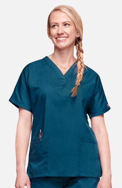 Women's Solid Color Scrub Tops & Unisex Scrubs | AllHeart