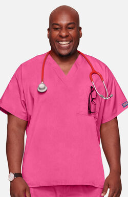 Unisex Pink Scrubs: Hot Pink & Light Pink Scrubs | AllHeart