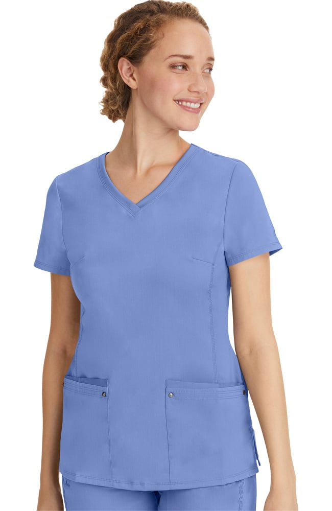 Women's Scrub Set: Juliet V-Neck Top &Tori Yoga Pant | AllHeart.com