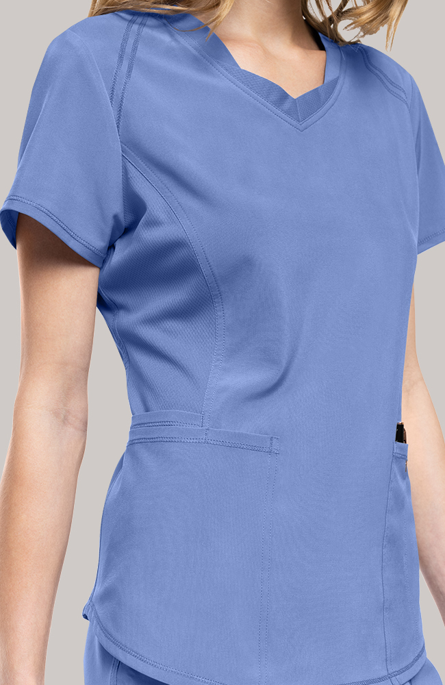 Women's Layered V-Neck Scrub Top | AllHeart.com